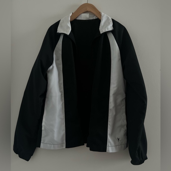 Danskin Now | Jackets & Coats | Danskin Black White Colorblock ...